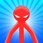 Play Red Stickman vs Monster School game online on Miniclip Games
